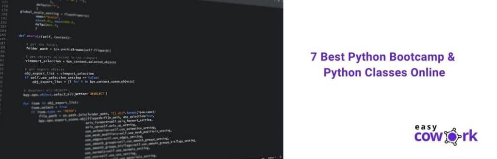 7 Best Python Bootcamp Free Python Classes Online In 2021